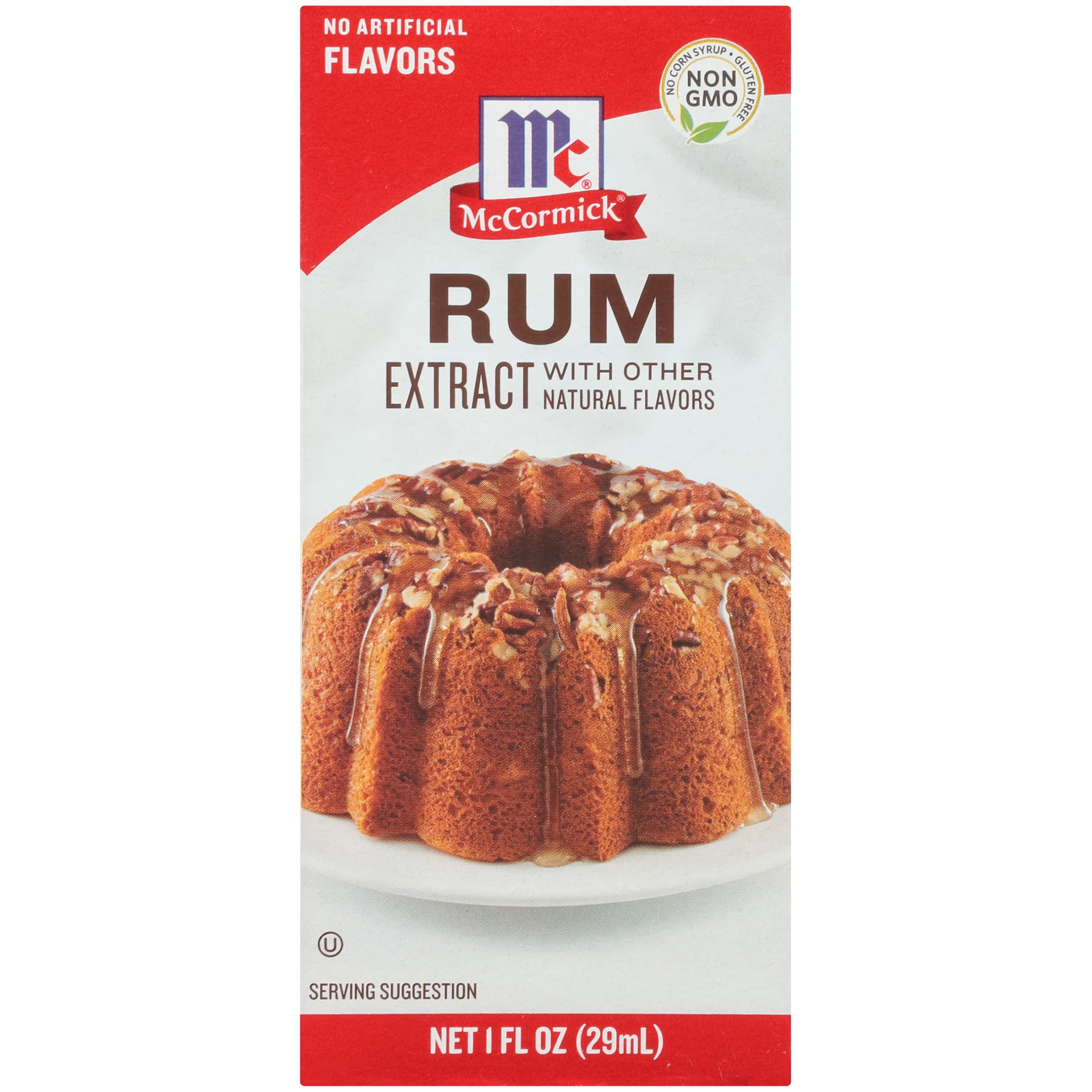 McCormick Rum Flavoring Extract, Natural Ingredients for Baking, 1 fl ...