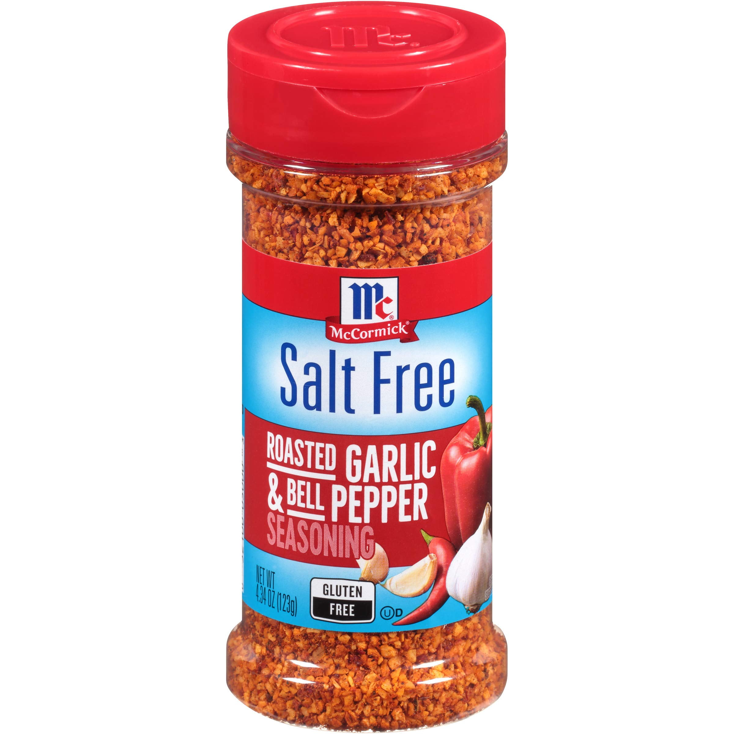 McCormick Salt Free Roasted BCF26 Garlic & Bell Pepper Seasoning, 4.34 ...