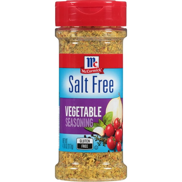 McCormick Salt Free Vegetable Seasoning, 4.16 oz Bottle - Walmart.com