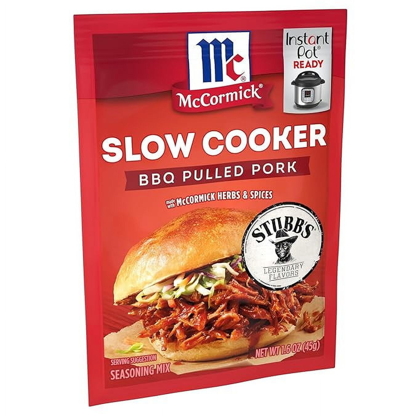 McCormick Slow Cooker BBQ Pulled Pork Seasoning Mix, 1.6 oz - Walmart.com