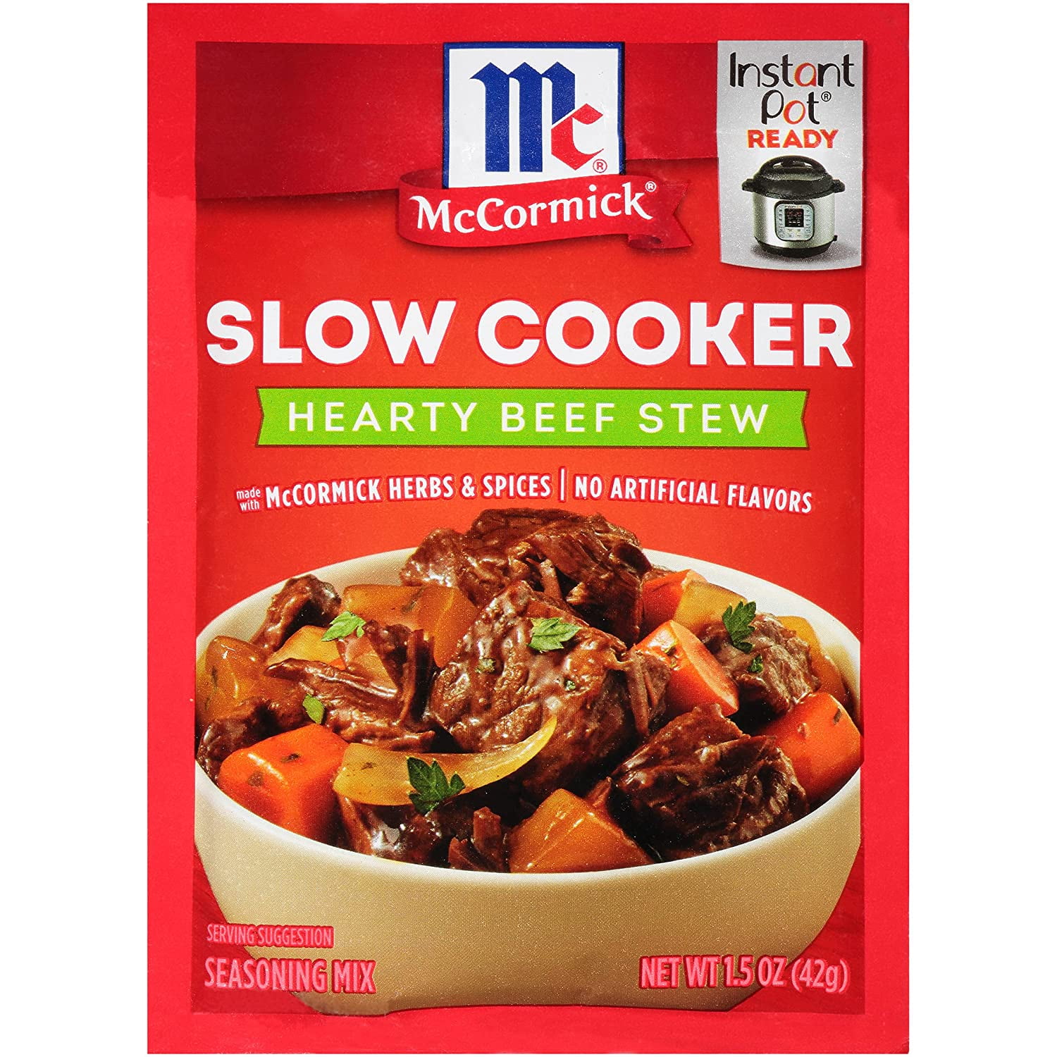 McCormick Hearty Beef Stew Seasoning Mix, Dry Spice Powder Package, 1.5 ...