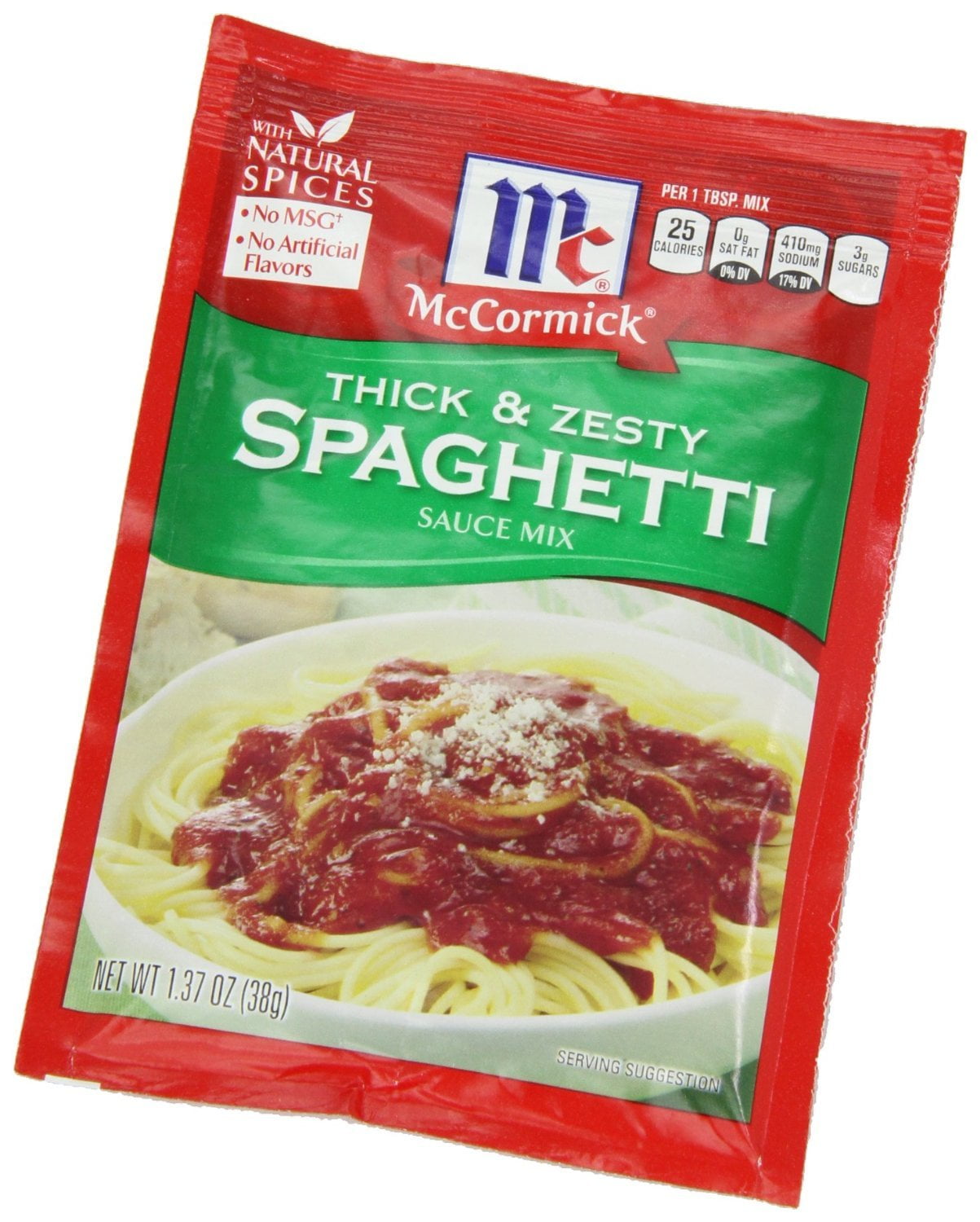 McCormick Spaghetti, Thick & OIF8 Zesty, 1.37 Ounce (3 Pack) - Walmart.com