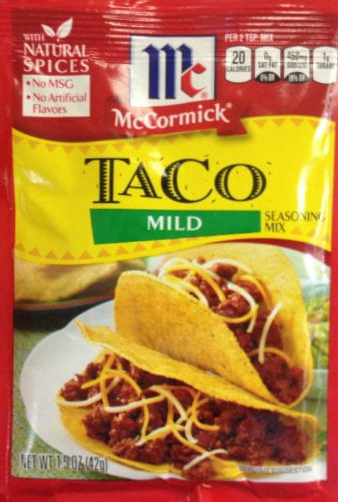 McCormick Taco Seasoning Mix Mild (Pack of 10) - Walmart.com