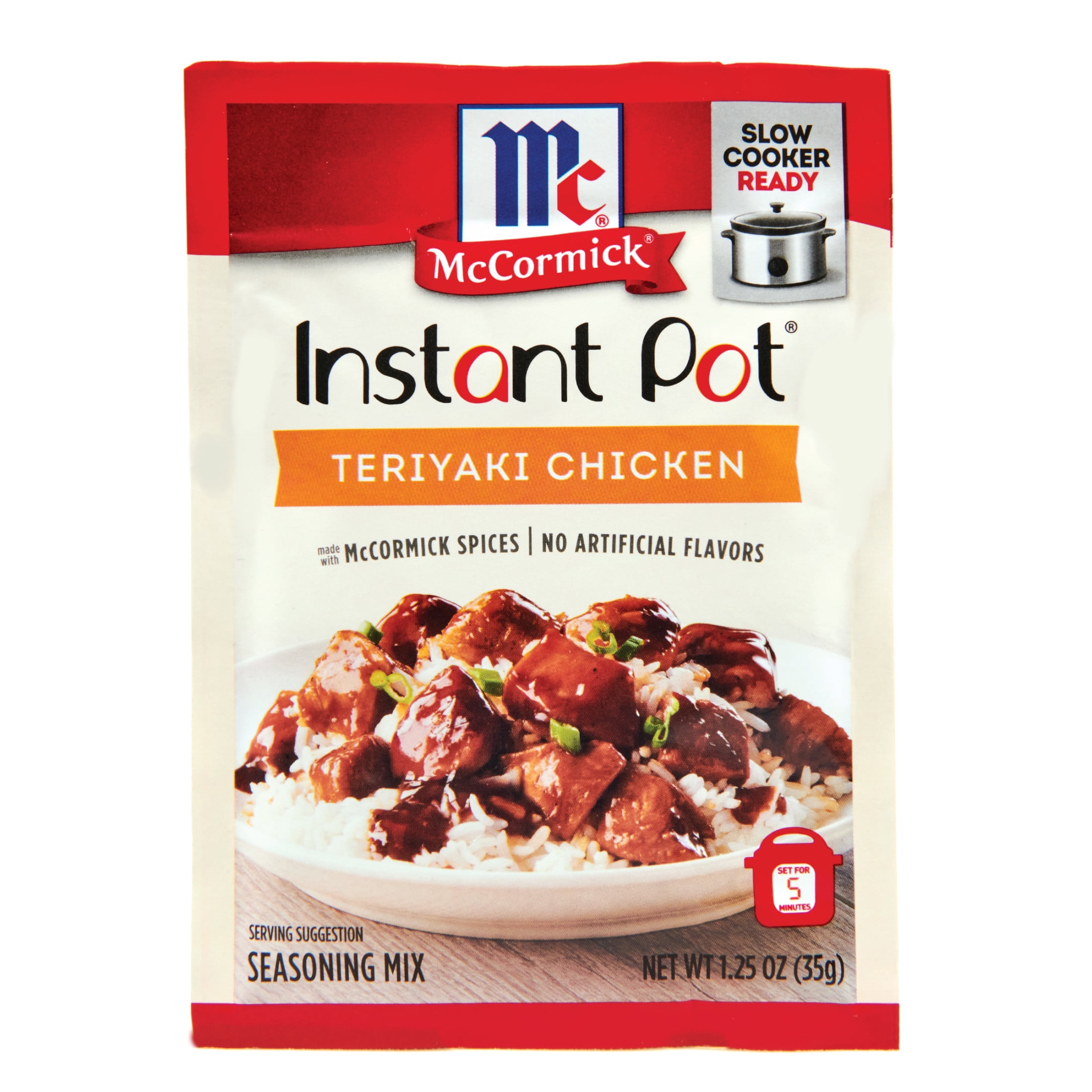 McCormick Teriyaki Chicken Instant Pot Seasoning Mix, 1.25 oz Envelope ...