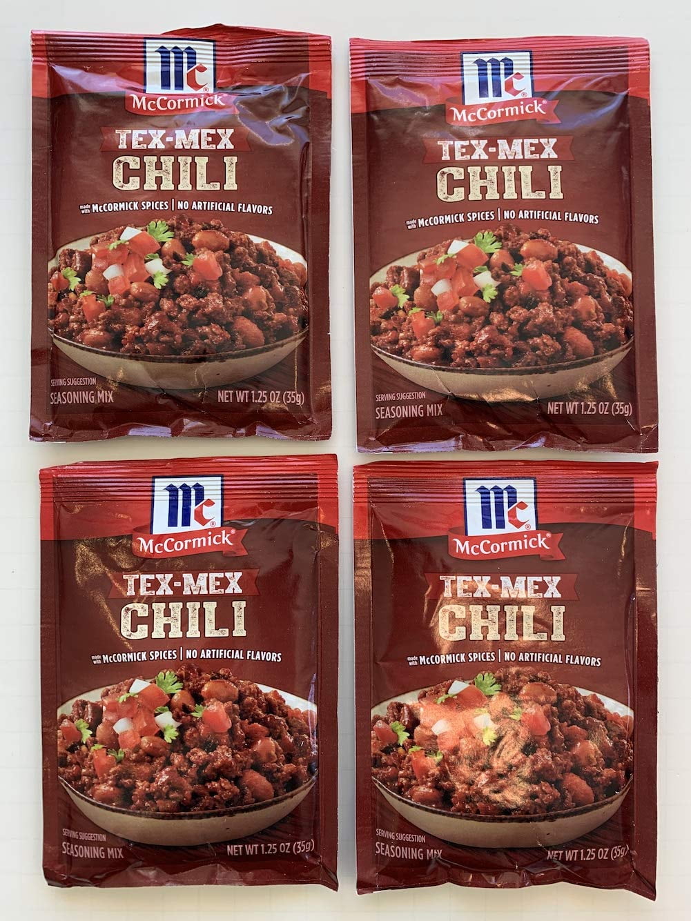 McCormick Tex-Mex Chili Mix YPF5 (1.25 oz Packets) 4 Pack - Walmart.com