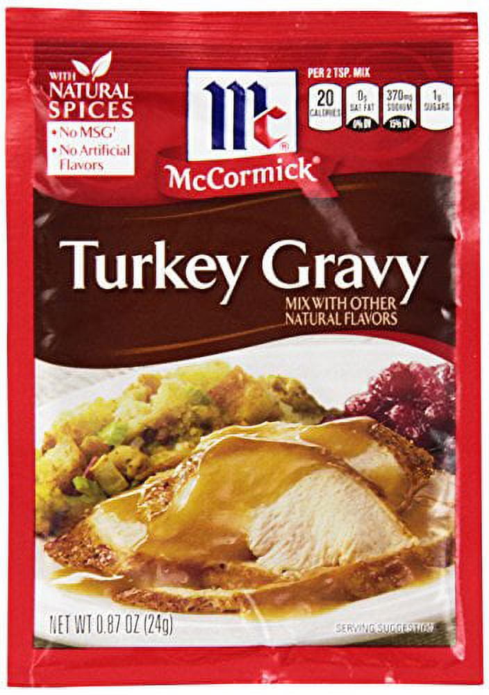 McCormick Turkey Gravy Mix, 0.87 oz - Walmart.com