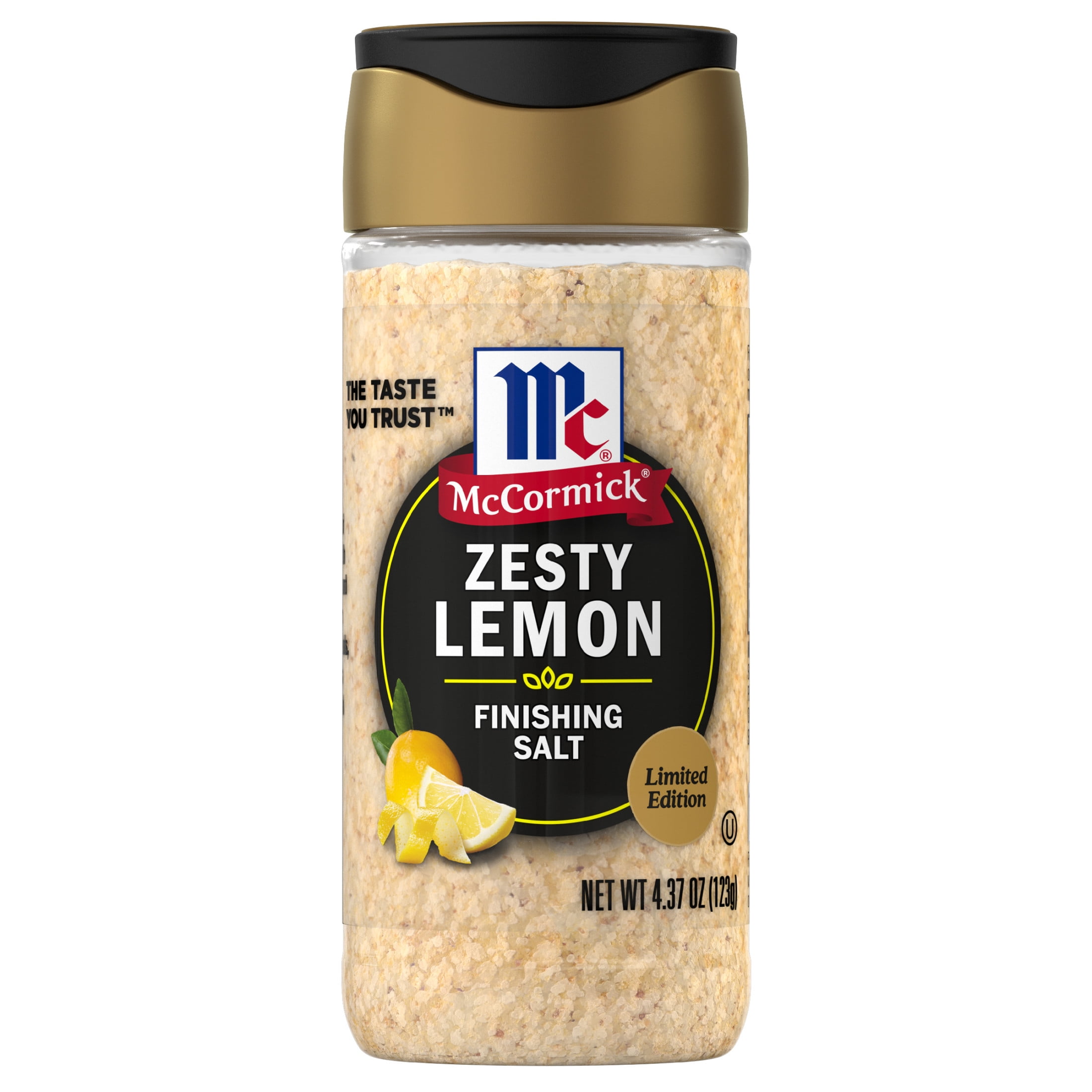 McCormick Zesty Lemon Finishing Salt, 4.37 oz Bottle - Walmart.com