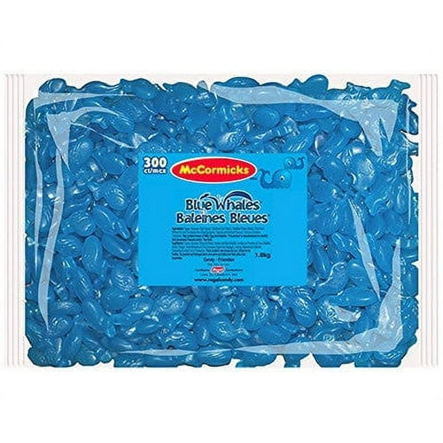 McCormicks Blue Whales Gummy Candy, 300 Count {Imported from Canada ...