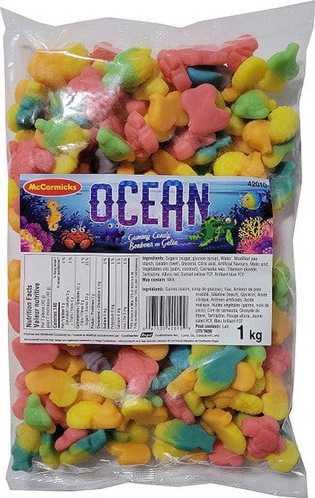 McCormicks Ocean Gummies, Bulk Candy, 1kg/35.3 oz., Bag, {Imported from ...