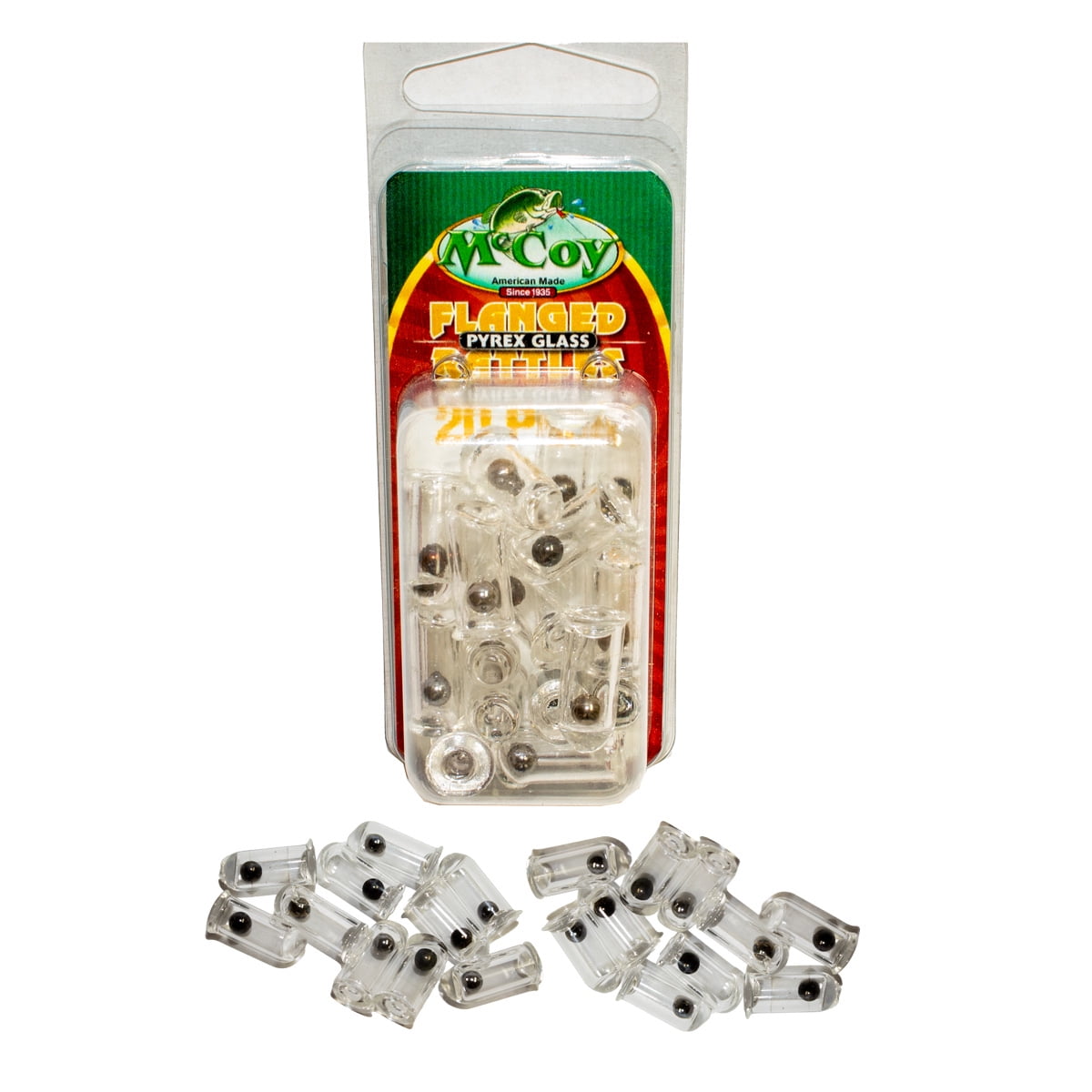 McCoy Premium Glass Rattles (Flanged Tube - 20 Pack) - Walmart.com