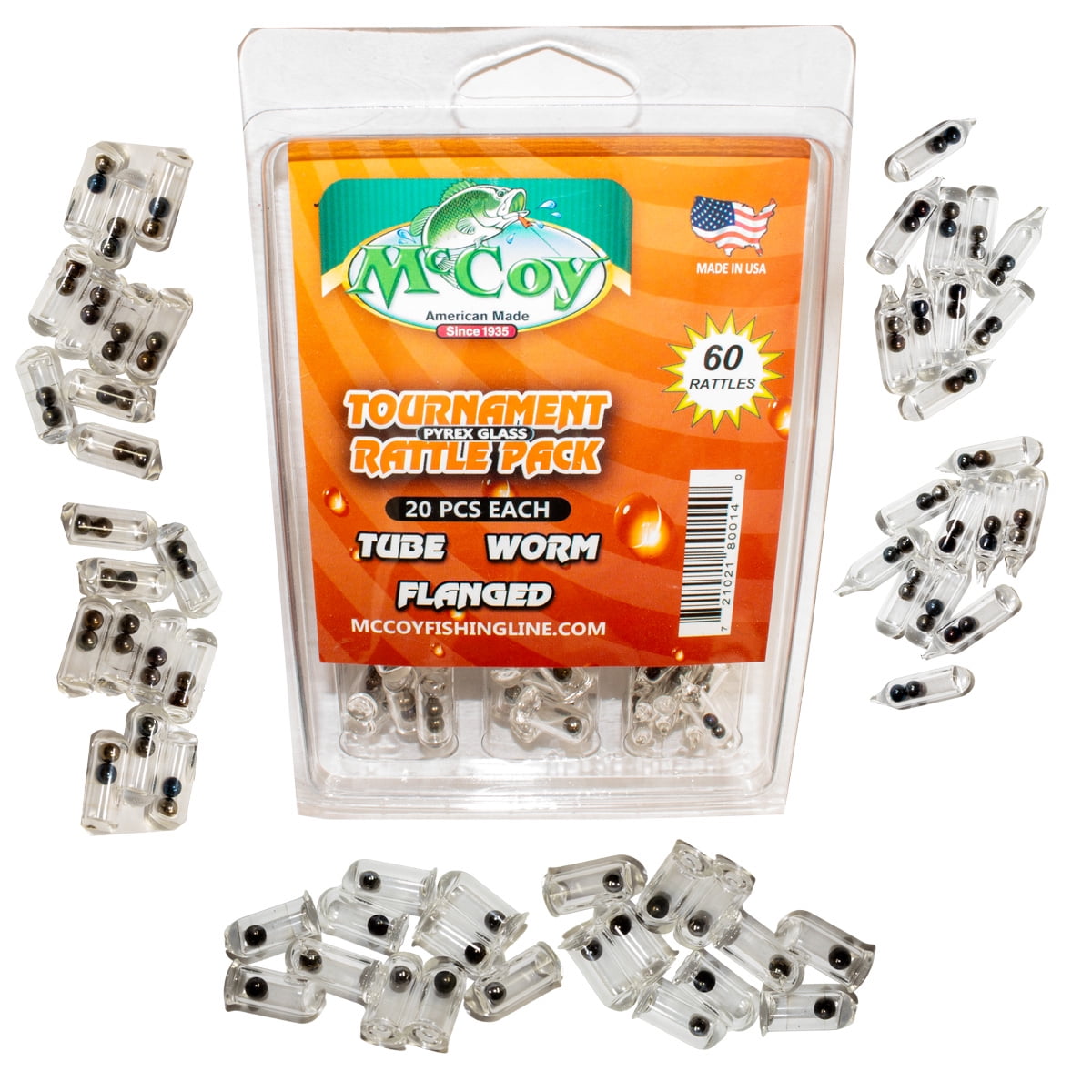 McCoy Premium Glass Rattles (Tournament Pro Pack) - Walmart.com
