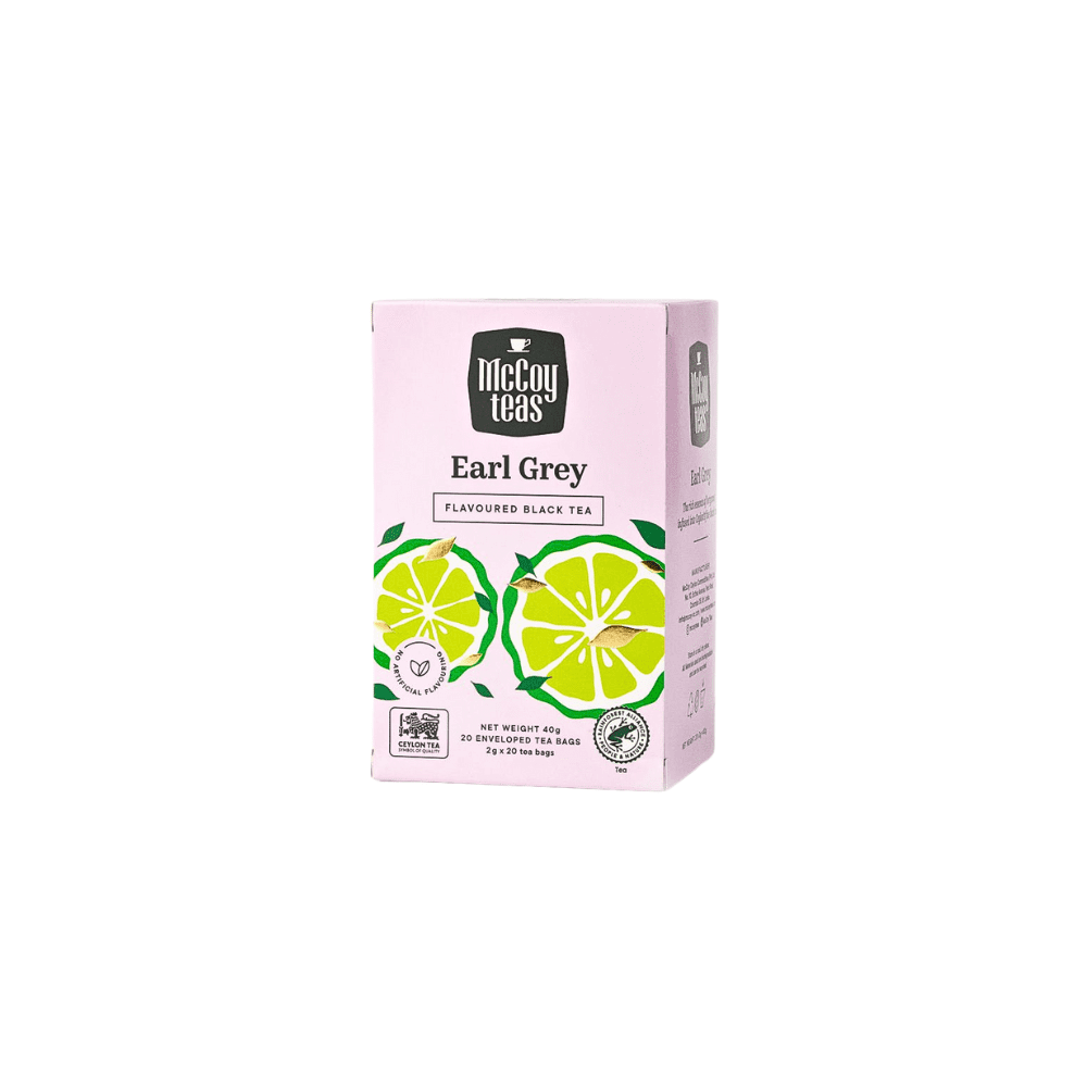 McCoy Teas Earl Grey Tea Individually Wrapped Tea Bags Collection ...