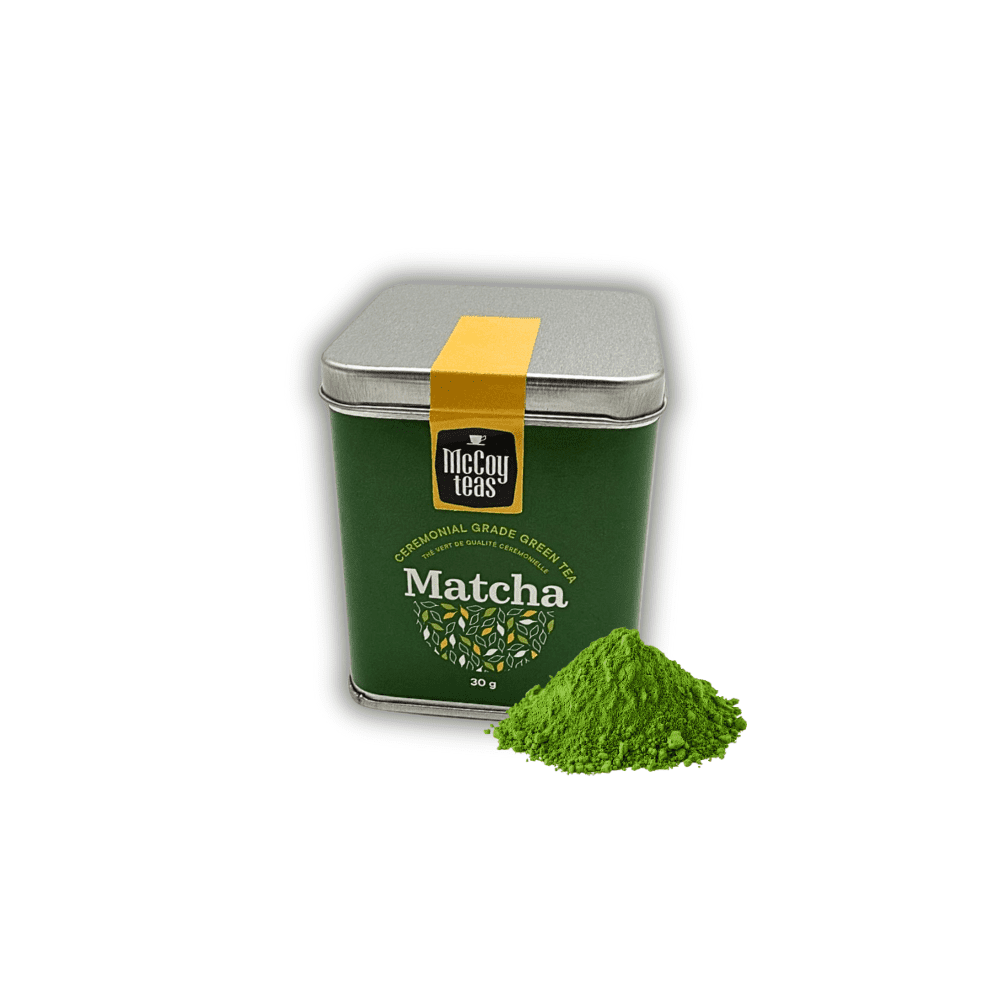 McCoy Teas Matcha Ceremonial Grade Green Tea Powder Finely Ground ...