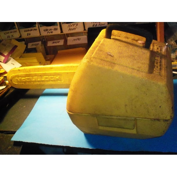 McCulloch Mini MAC Chainsaw Storage Case - Vintage OEM Carrying Case ...