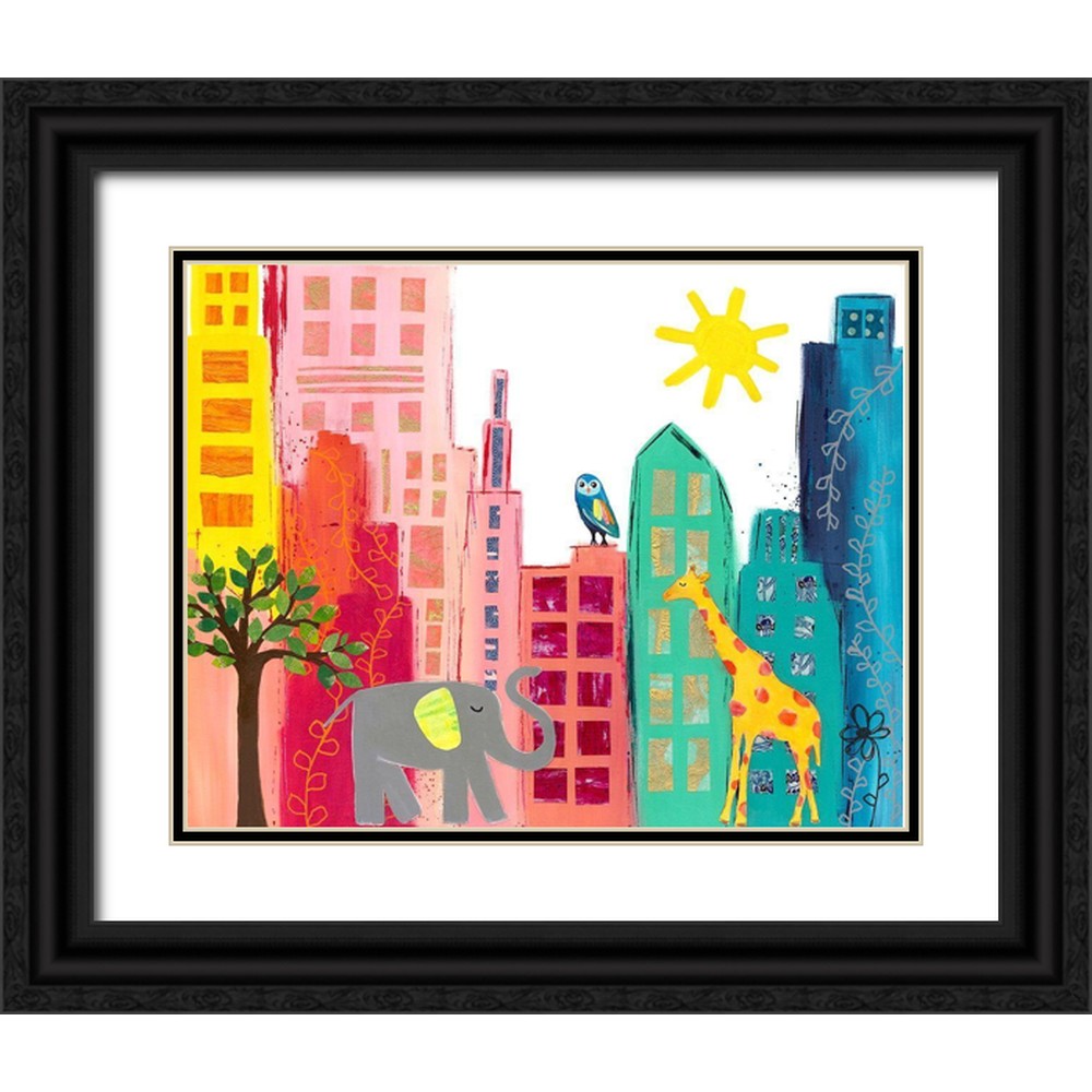 McCully, Jennifer 14x12 Black Ornate Wood Framed with Double Matting ...
