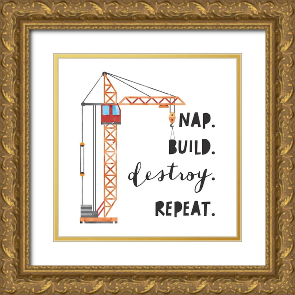 McCully, Jennifer 15x15 Gold Ornate Wood Framed with Double Matting ...