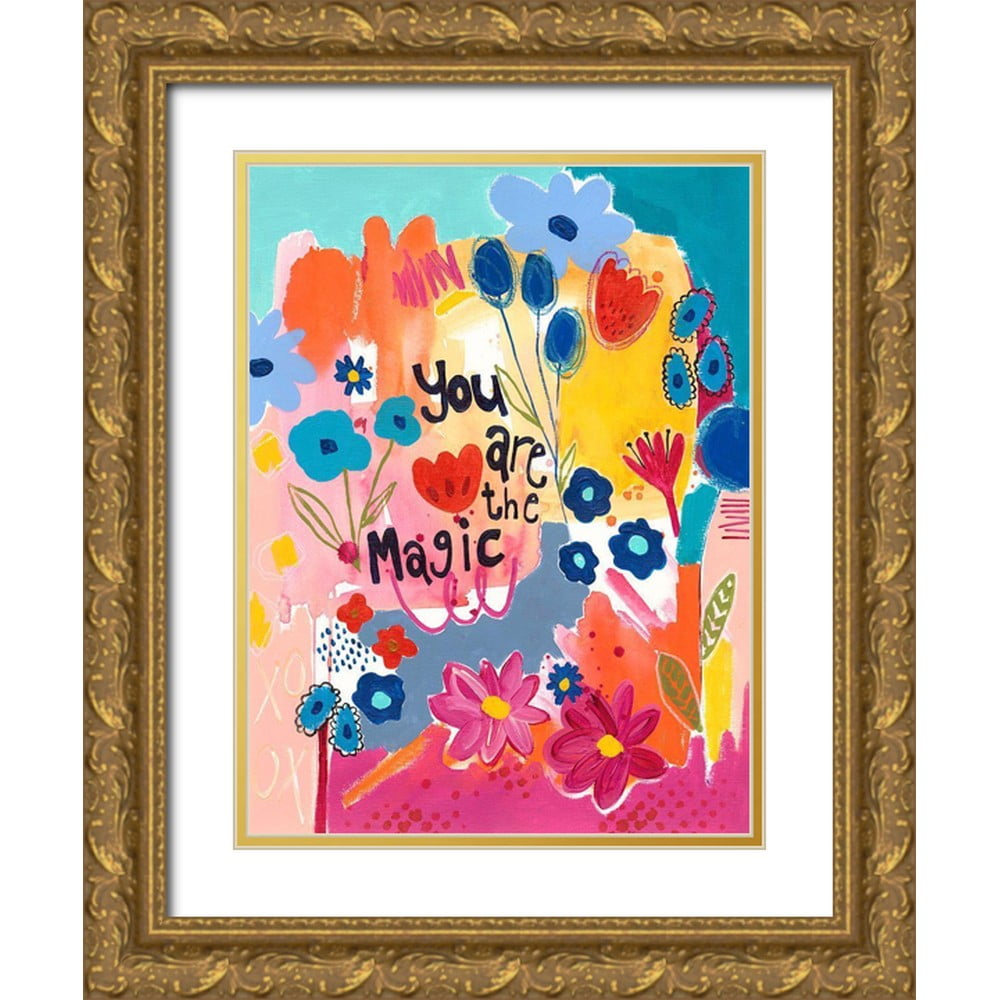 McCully, Jennifer 19x24 Gold Ornate Wood Framed with Double Matting ...