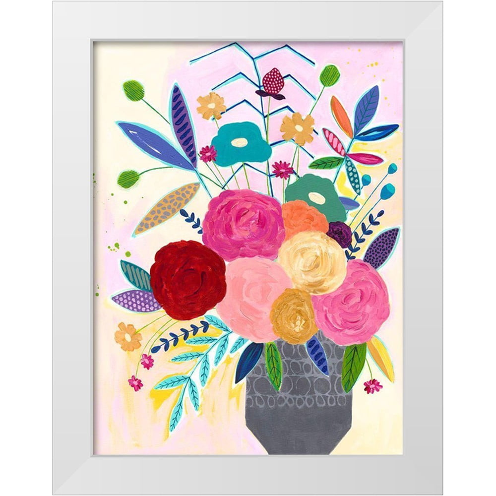 McCully, Jennifer 19x24 White Modern Wood Framed Museum Art Print ...