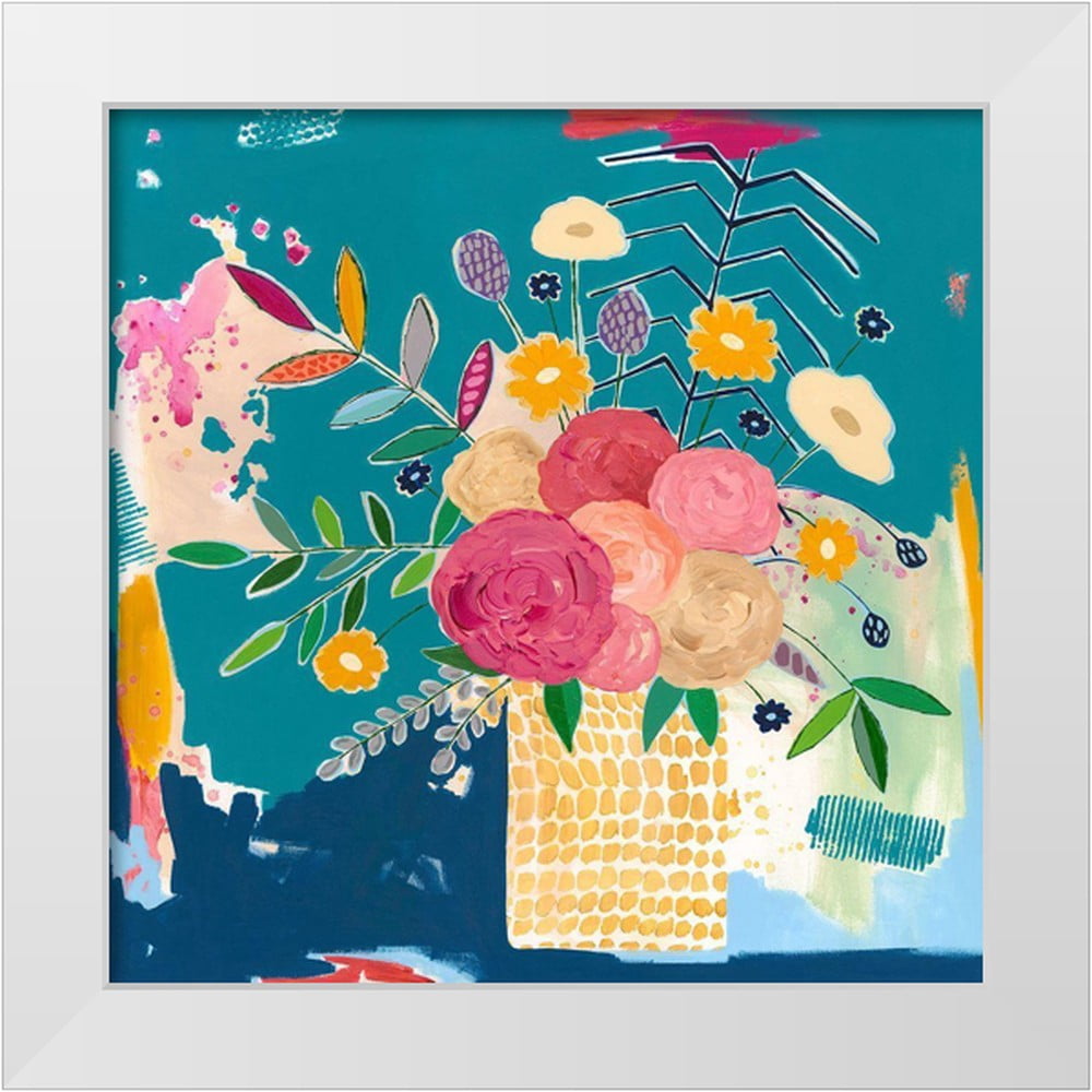 McCully, Jennifer 20x20 White Modern Wood Framed Museum Art Print ...