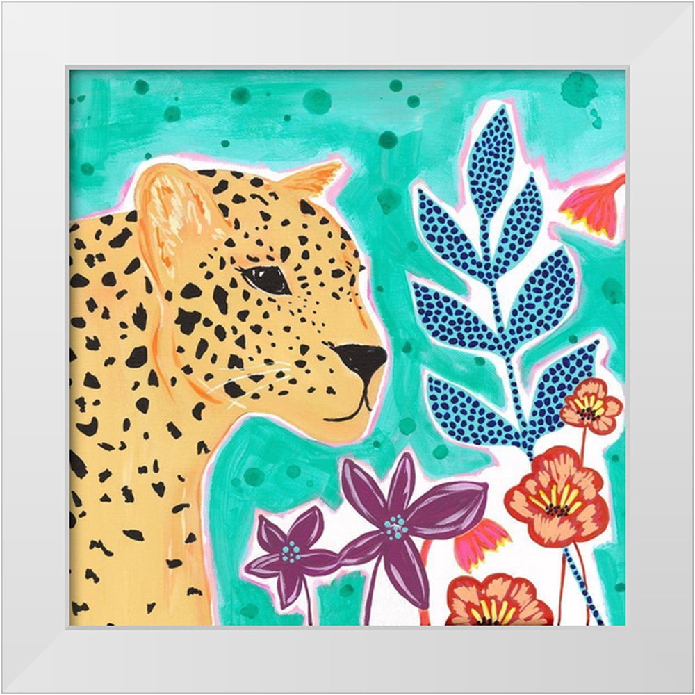McCully, Jennifer 20x20 White Modern Wood Framed Museum Art Print ...