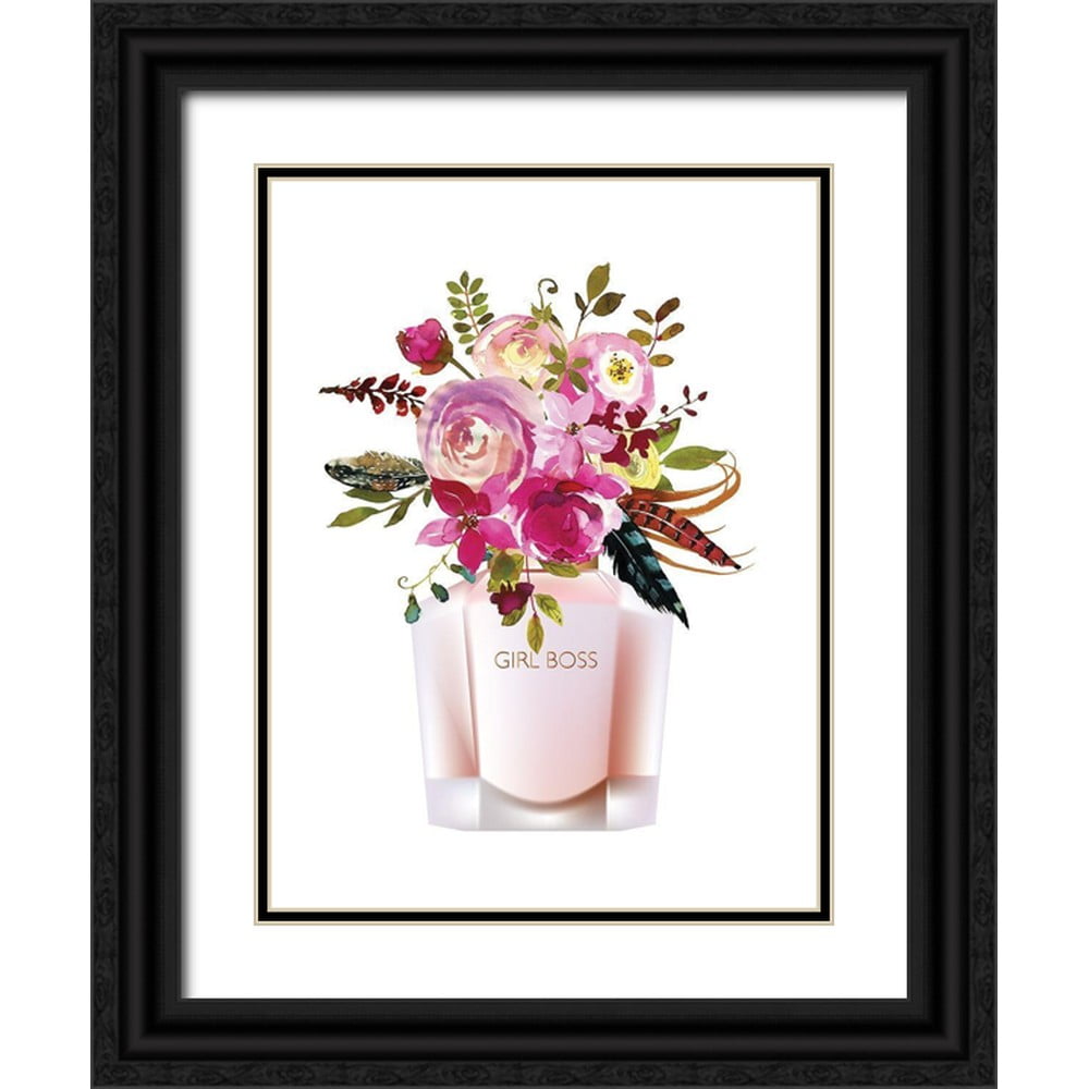 McCully, Jennifer 25x32 Black Ornate Wood Framed with Double Matting ...