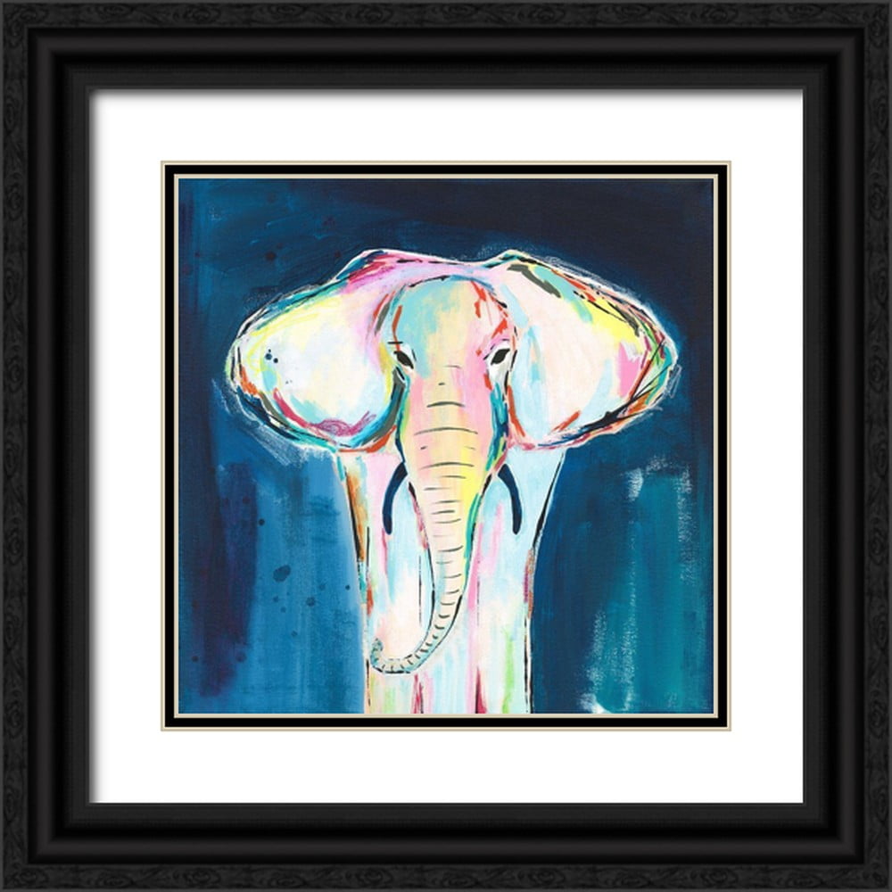 McCully, Jennifer 26x26 Black Ornate Wood Framed with Double Matting ...