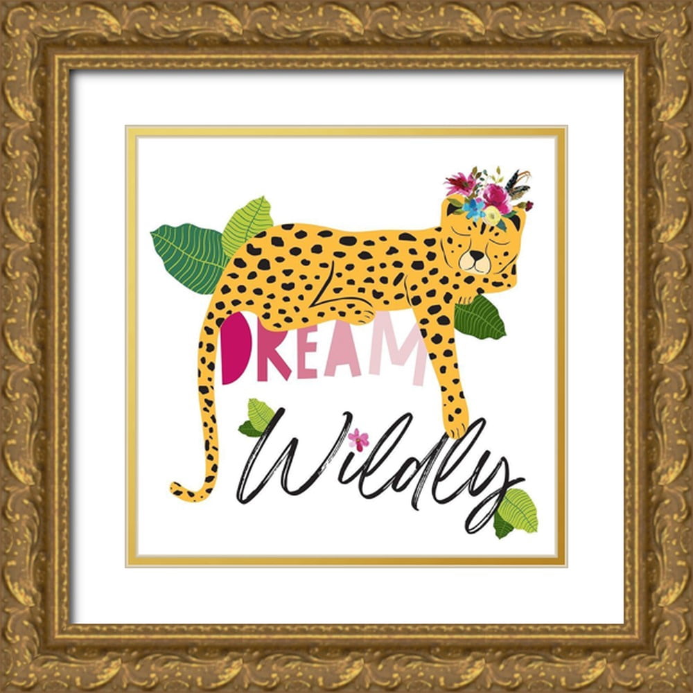 McCully, Jennifer 26x26 Gold Ornate Wood Framed with Double Matting ...
