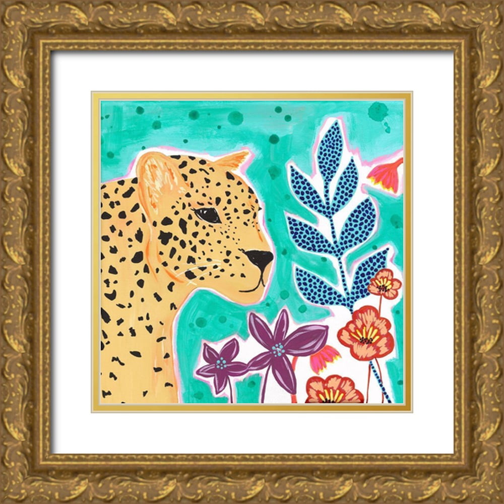 McCully, Jennifer 26x26 Gold Ornate Wood Framed with Double Matting ...