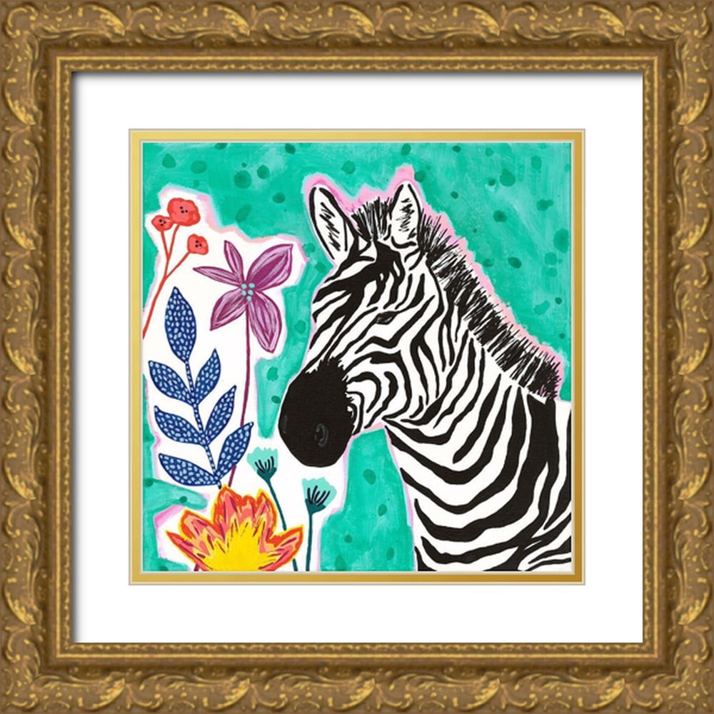 McCully, Jennifer 26x26 Gold Ornate Wood Framed with Double Matting ...