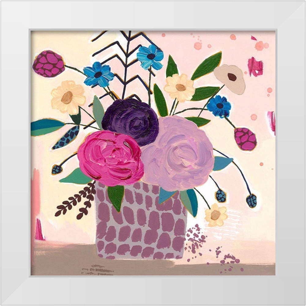 McCully, Jennifer 26x26 White Modern Wood Framed Museum Art Print ...