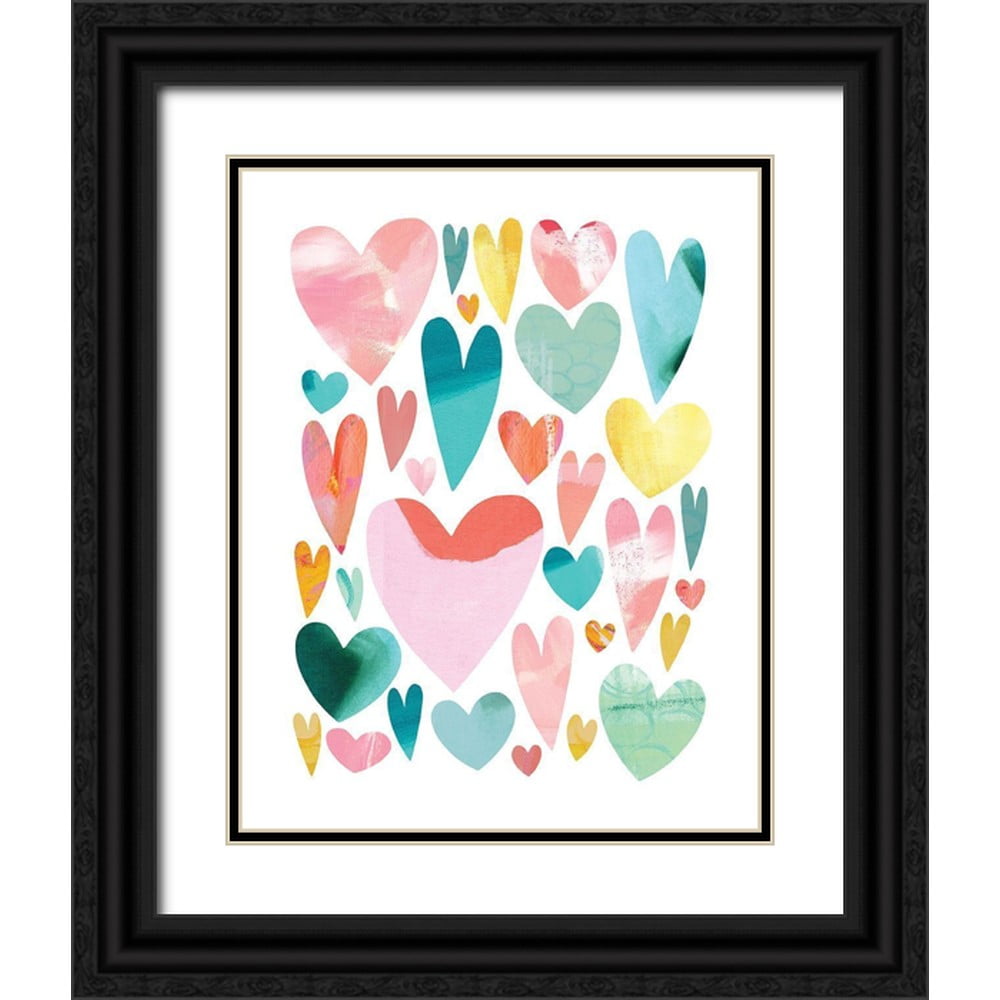 McCully, Jennifer 26x32 Black Ornate Wood Framed with Double Matting ...