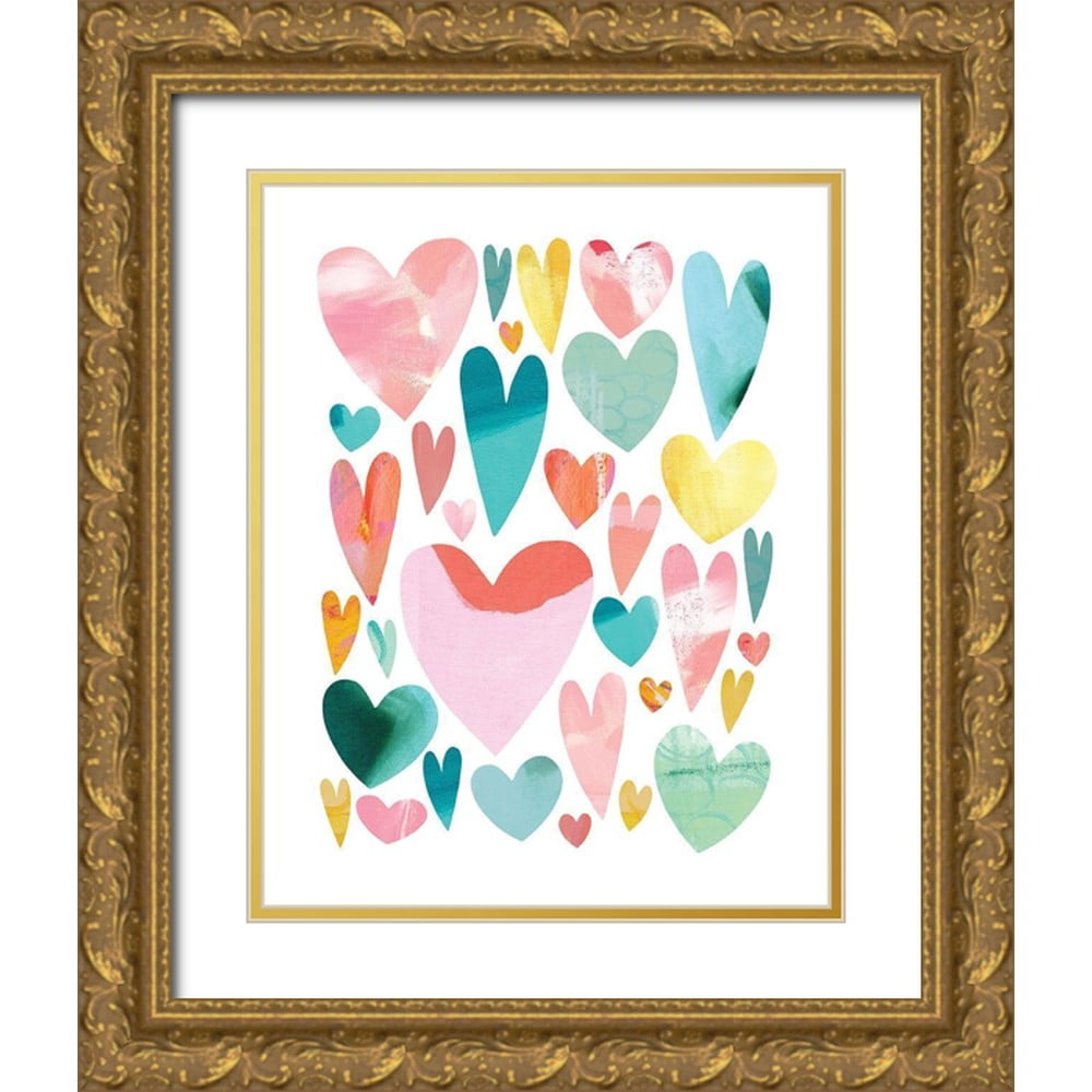 McCully, Jennifer 26x32 Gold Ornate Wood Framed with Double Matting ...