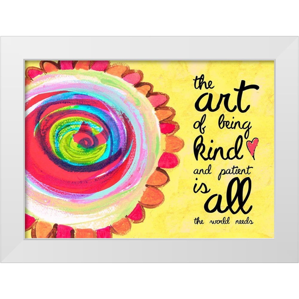 McCully, Jennifer 32x24 White Modern Wood Framed Museum Art Print ...