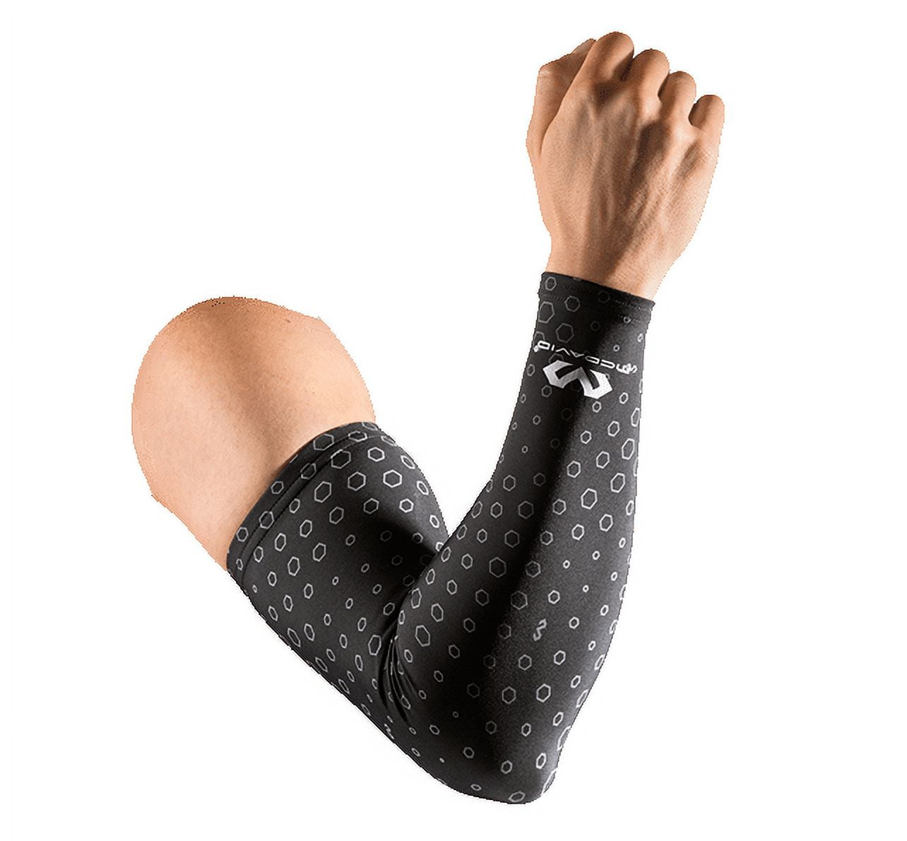 McDavid Adult Cooling Long Compression Athletic Arm Sleeve, Black (L ...