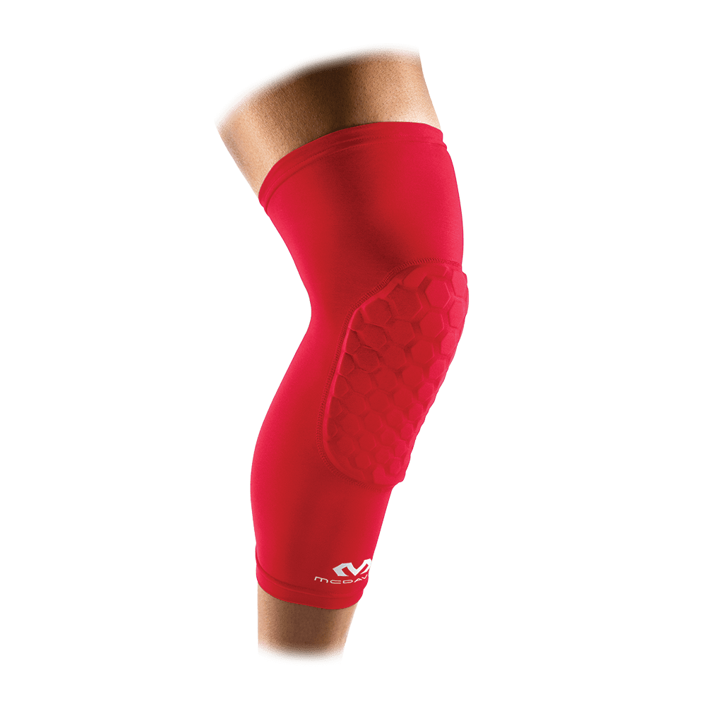 McDavid MD6446 Hex Leg Sleeves/Pair, Adult S, SCARLET - Walmart.com