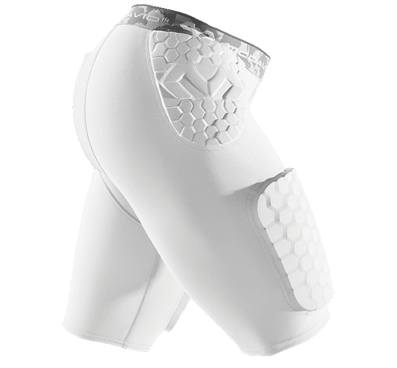 McDavid MD737DD Hex Dual-Density Thudd Short, Adult M, WHITE - Walmart.com