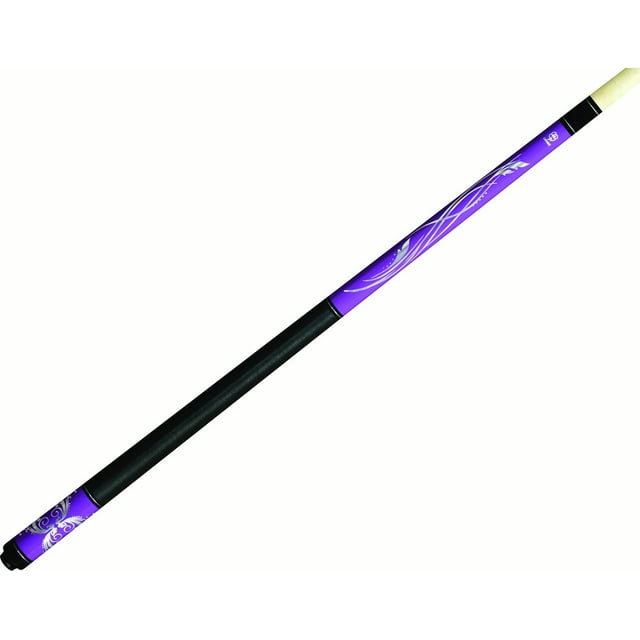 McDermott Lucky L59 Purple Paint w/Silver Floral Swirl Design Pool ...