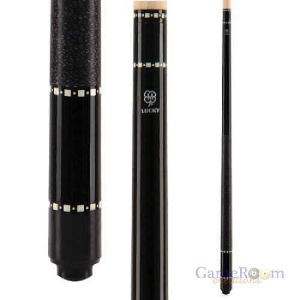 McDermott Lucky Pool Cue - L12 Billiards Pool Cue Black - Walmart.com