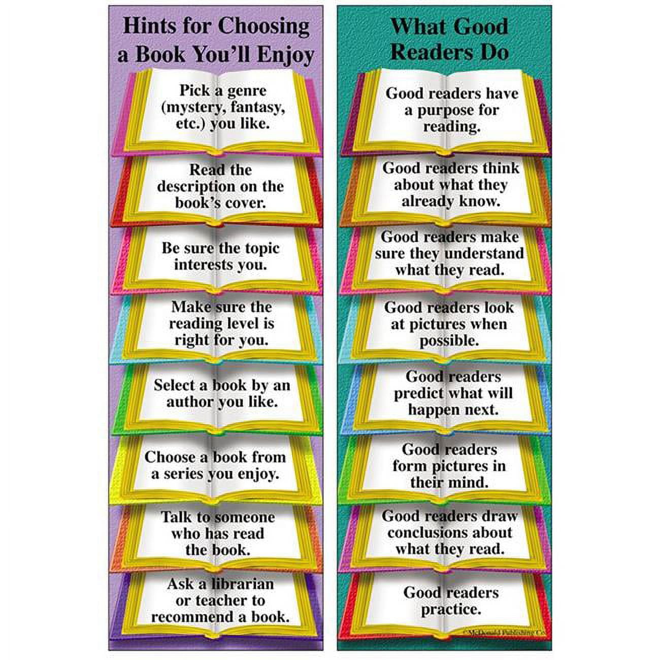 McDonald Publishing MC-K1169 Reading Smart Bookmarks - Walmart.com