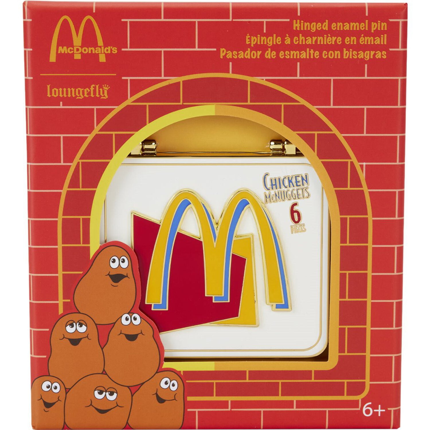 McDonald's 6 Piece Chicken McNuggets Happy Meal 3-Inch Collector Box ...