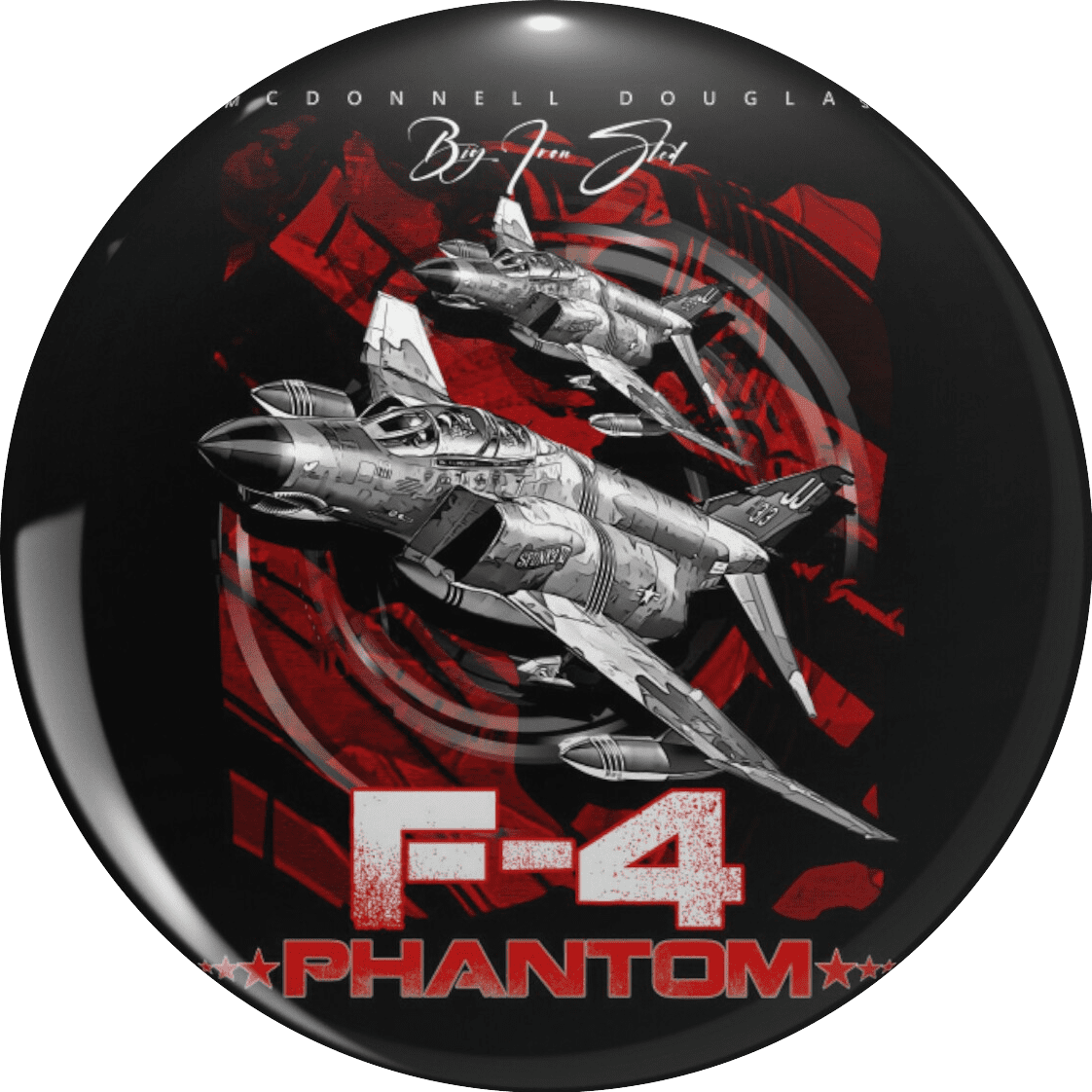 McDonnell Douglas F-4 Phantom Us Air Force Supersonic Jet Interceptor Pin Lapel Pin Brooch Steel ...