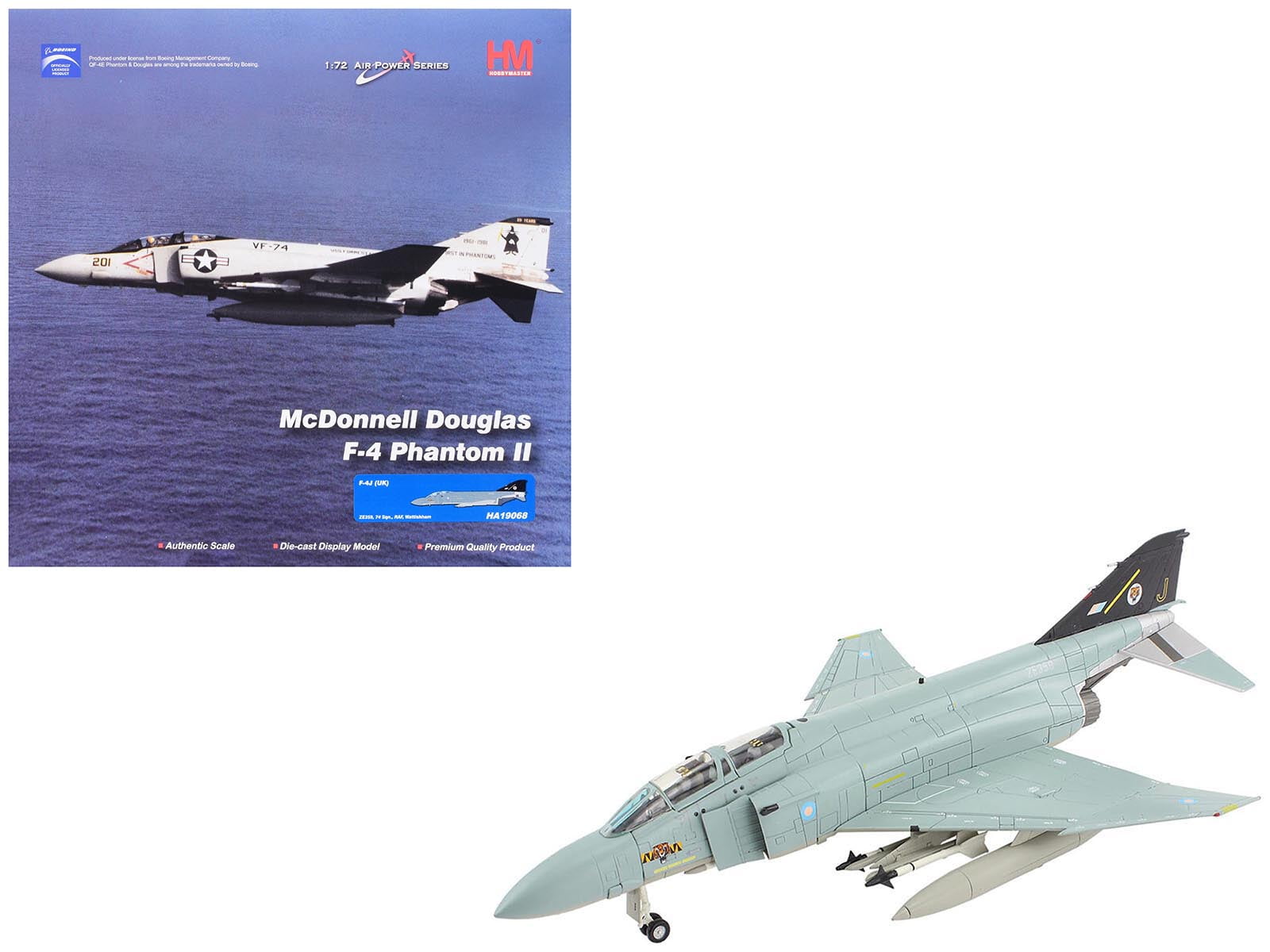 McDonnell Douglas F-4J(UK) Phantom II Fighter-Bomber Aircraft "England ...