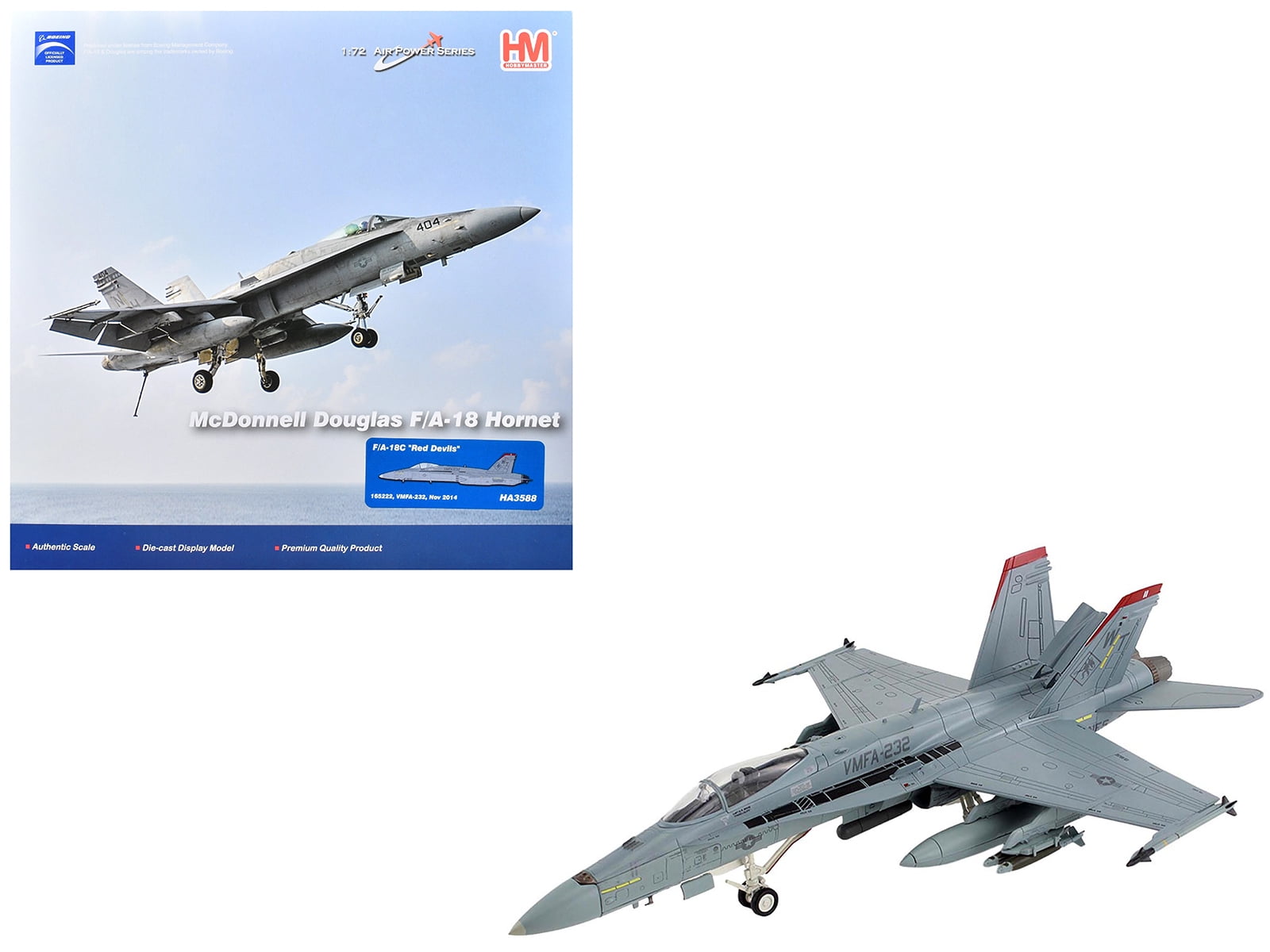 McDonnell Douglas F/A-18C Hornet Aircraft "VMFA-232, Red Devils" (2014 ...