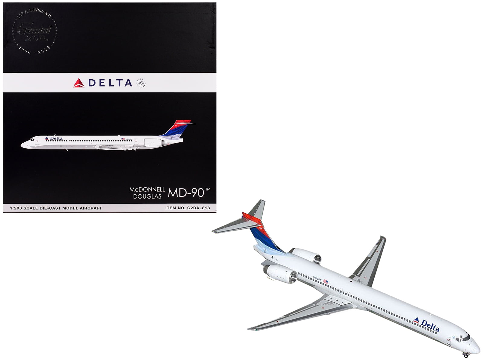 McDonnell Douglas MD-90 Commercial Aircraft "Delta Air Lines" (N910DN ...