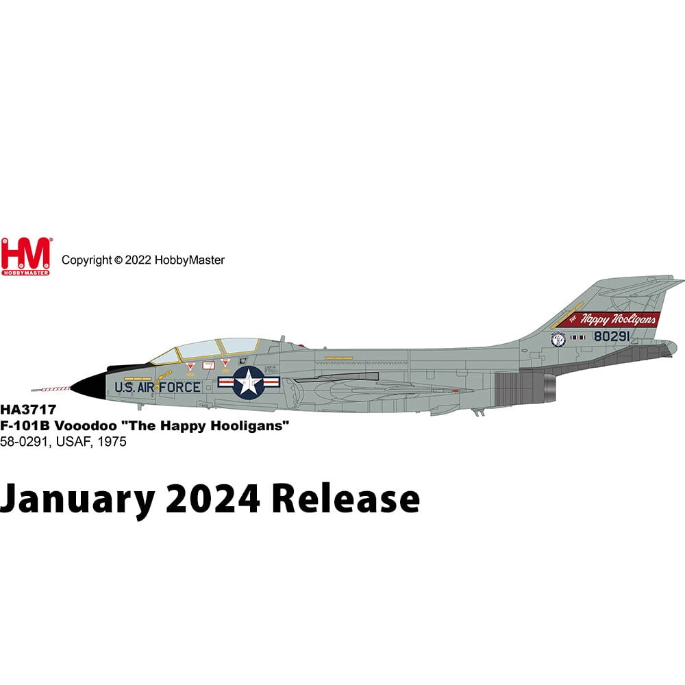 McDonnell RF-101B Voodoo Fighter Aircraft "The Happy Hooligans" (1975 ...