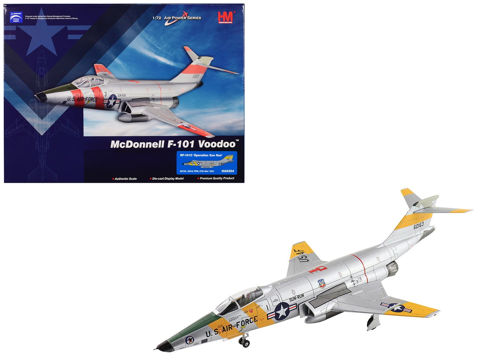 McDonnell RF-101C Voodoo Fighter Aircraft "363rd TRW Operation Sun Run ...