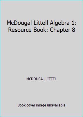 Pre-Owned McDougal Littell Algebra 1: Resource Book: Chapter 8 ...