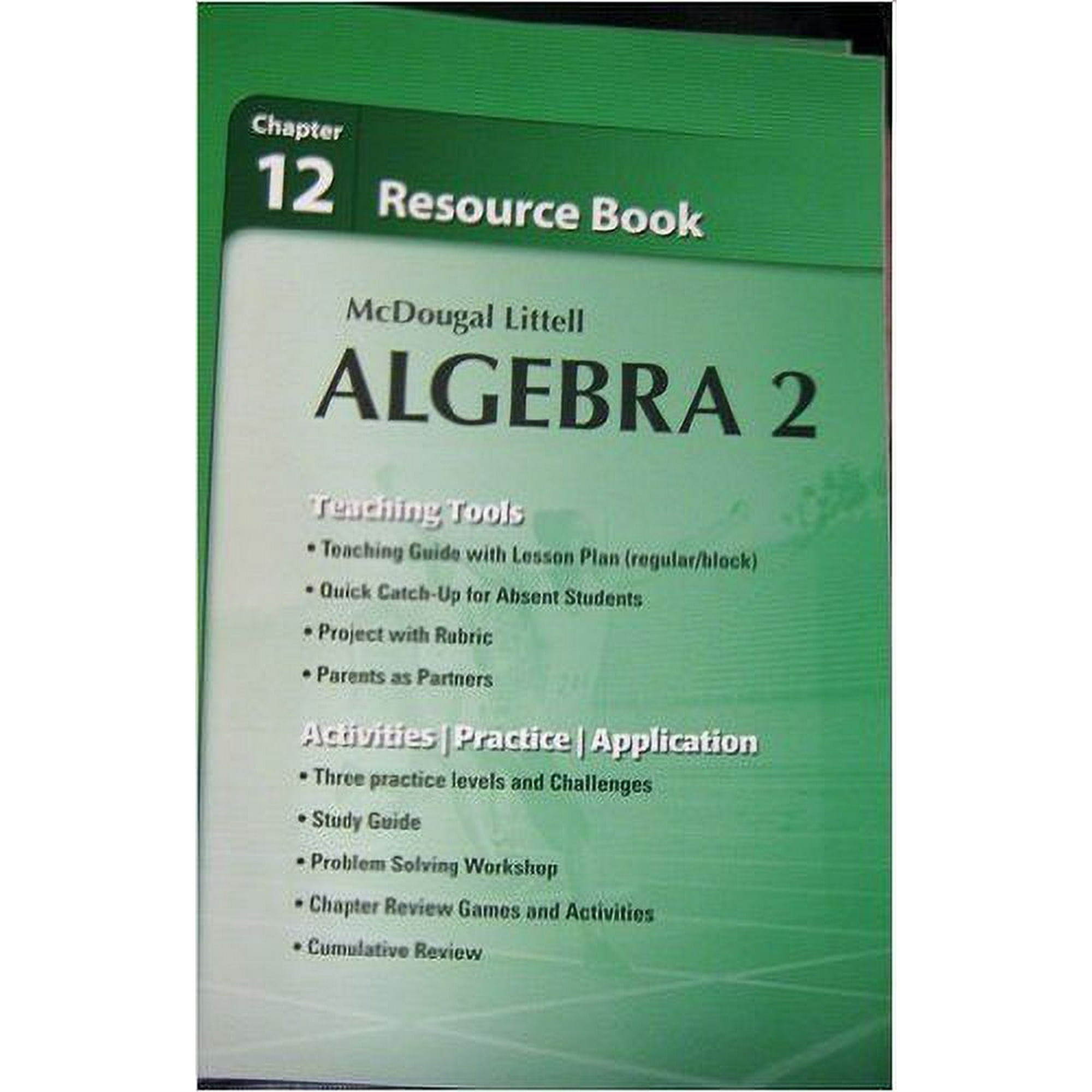 Algebra 2 Textbook Mcdougal Littell