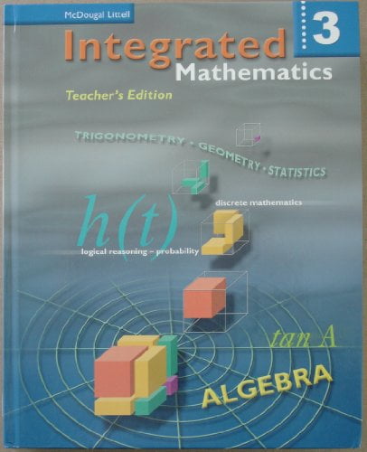Pre-Owned Integrated Mathematics Hardcover Rubenstein, Craine, Butts ...