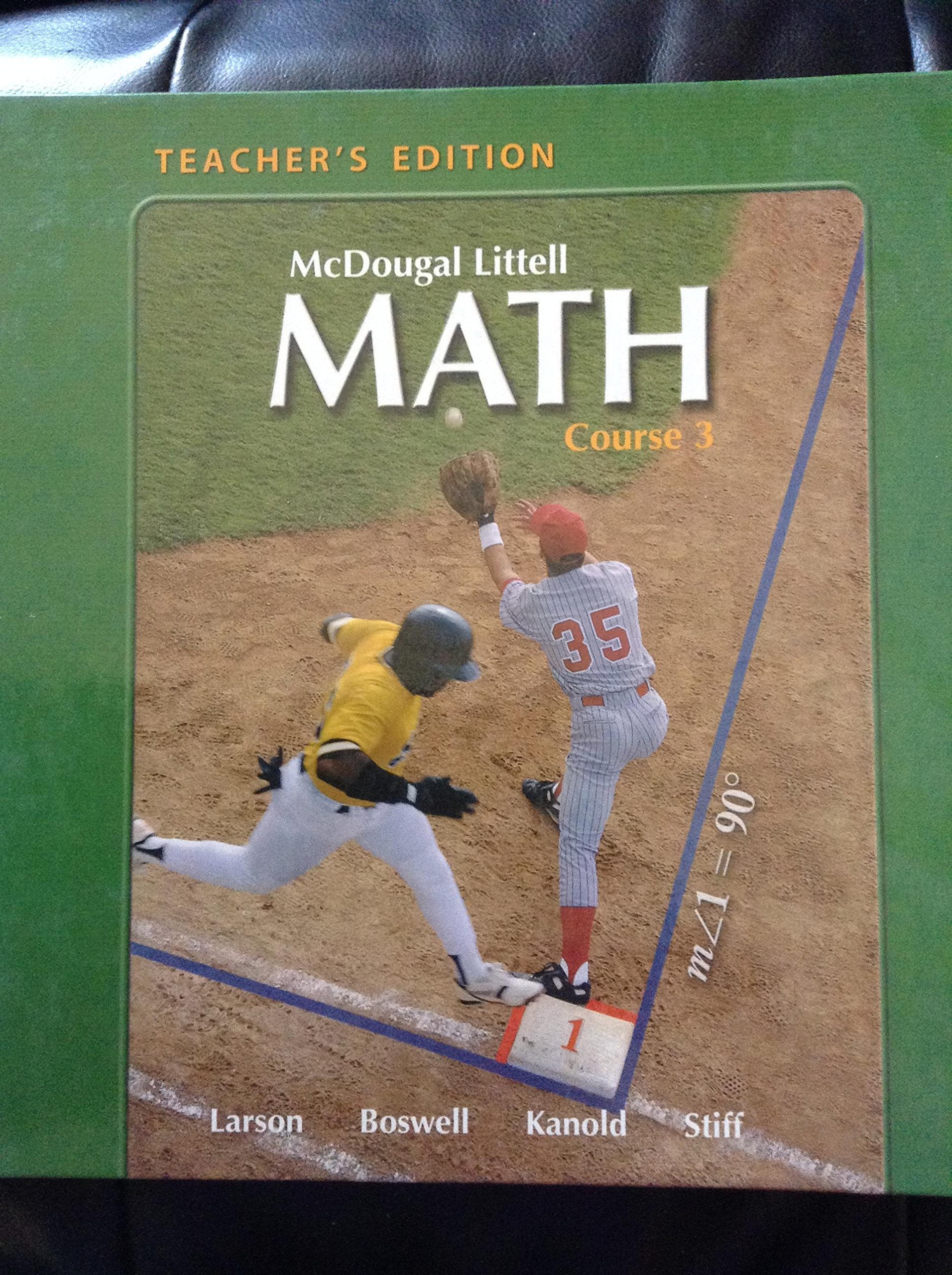 Pre-Owned McDougal Littell Math Course 3: Teacher's Edition 2007 ...